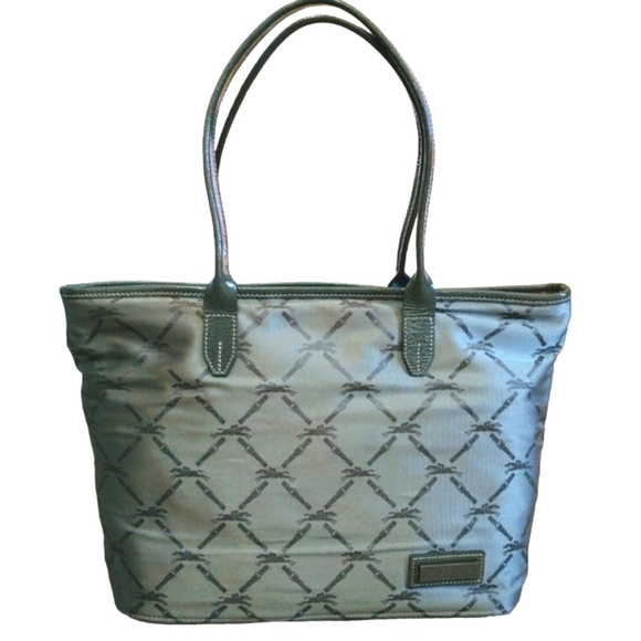 Longchamp | Bags | Longchamp Grey Monogram Shoulder Bag | Poshmark